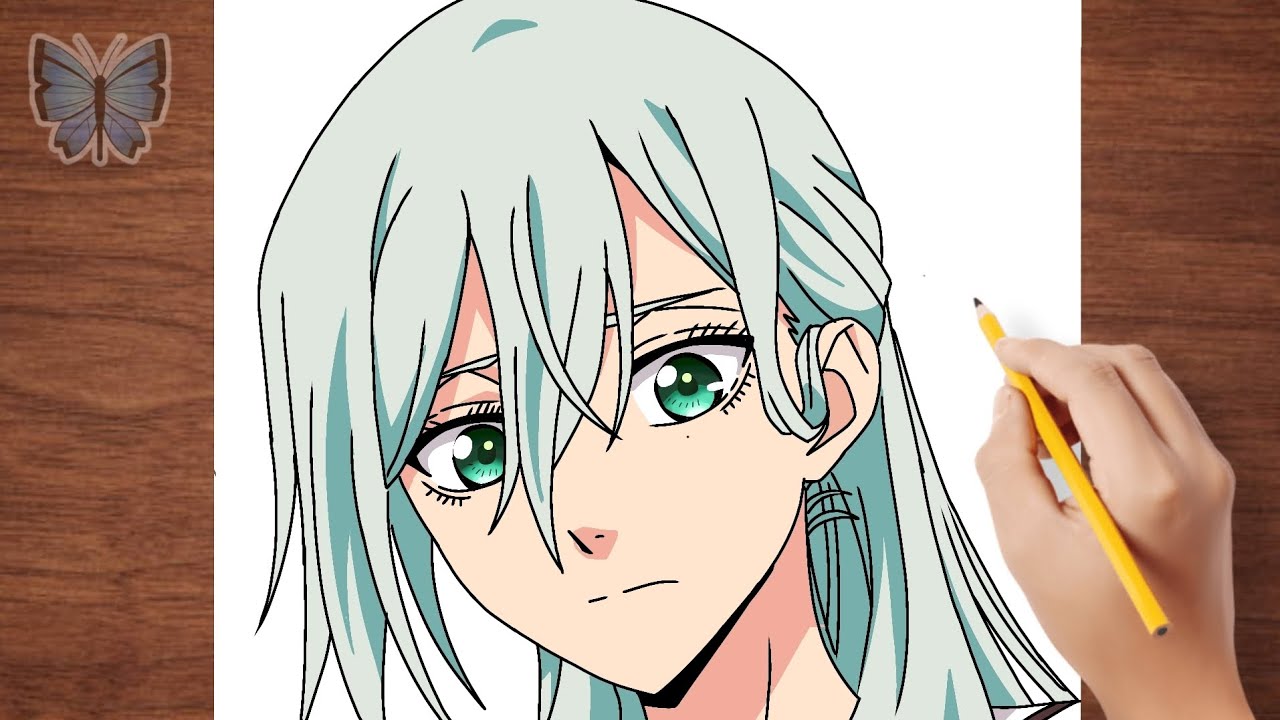 How to Draw Subaru Hoshina from the fragrant flower blooms With Simple ...