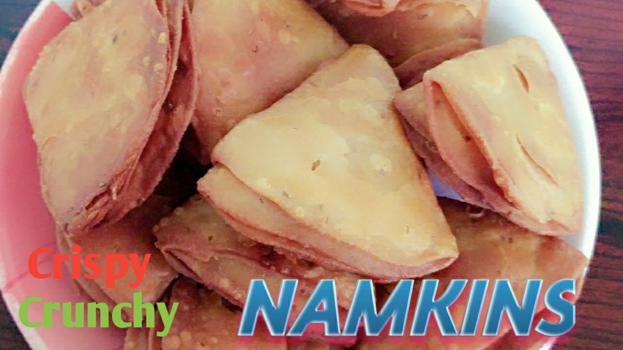 గోధుమపిండితో కరకరలాడే స్నాక్స్ Namkins // Crispy and Crunchy Namkins ...