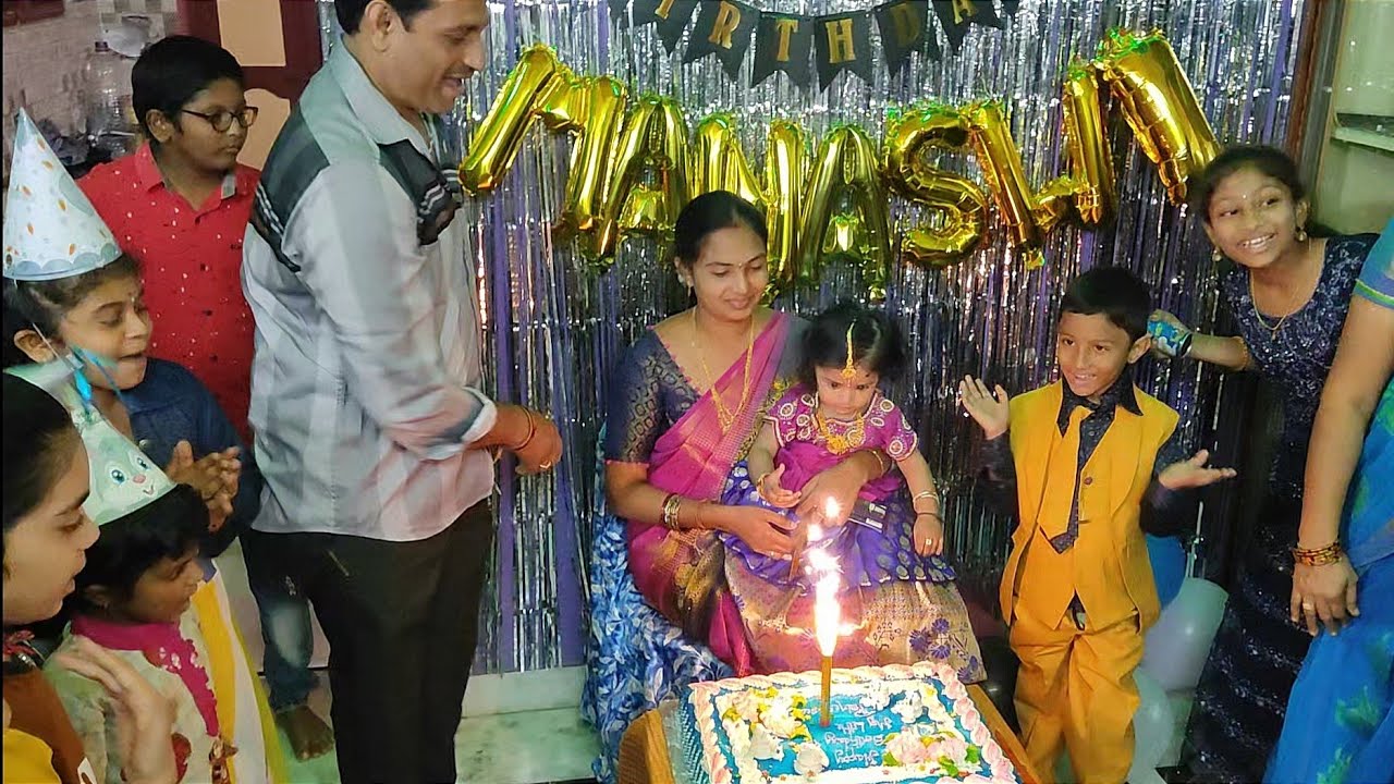 Birthday party celebrations of Little princesses | Cute baby girl ...