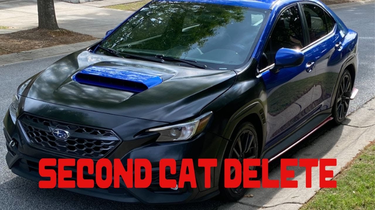 CAT DELETE ON A 22 WRX - YouTube