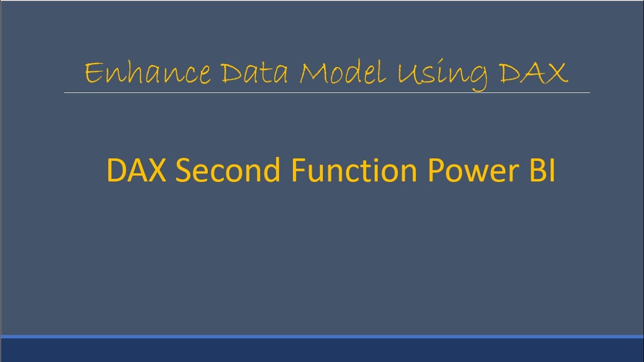 DAX Year Function Find Second From A Datetime Field Power BI YouTube dax-year-function-find-second-from-a-datetime-field-power-bi-youtube