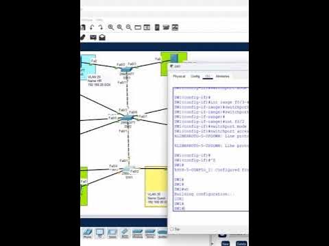 VLAN Basic Lab Part 4 | Packet tracer Project #ciscoccnp #ciscocertificationexam - YouTube