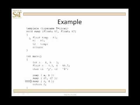 C++ Lesson 8.8 - Templated Functions - YouTube
