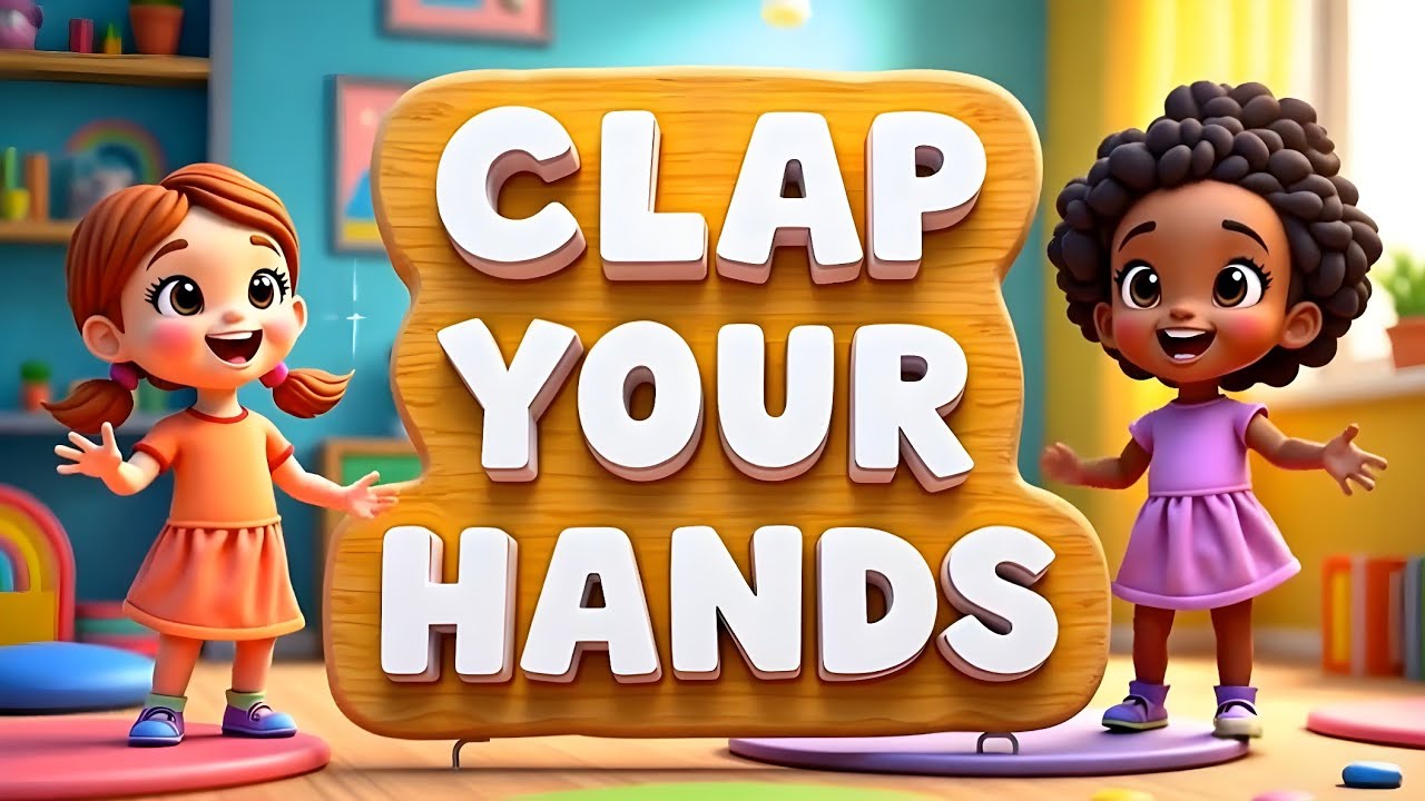 Clap Your Hands Nursery Rhymes for Babies | Nursery Rhymes for Kids in ...
