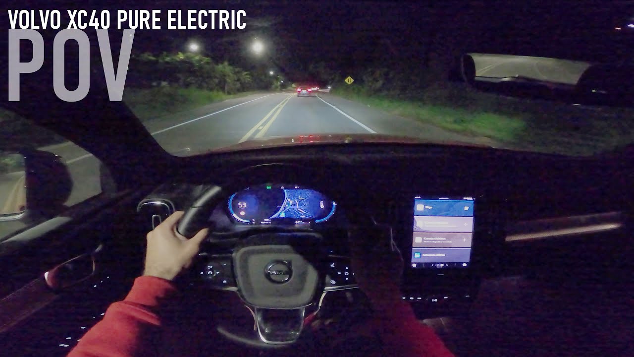 POV Drive (Night) #45 | Volvo XC40 Pure Electric 2022 [4K] - YouTube