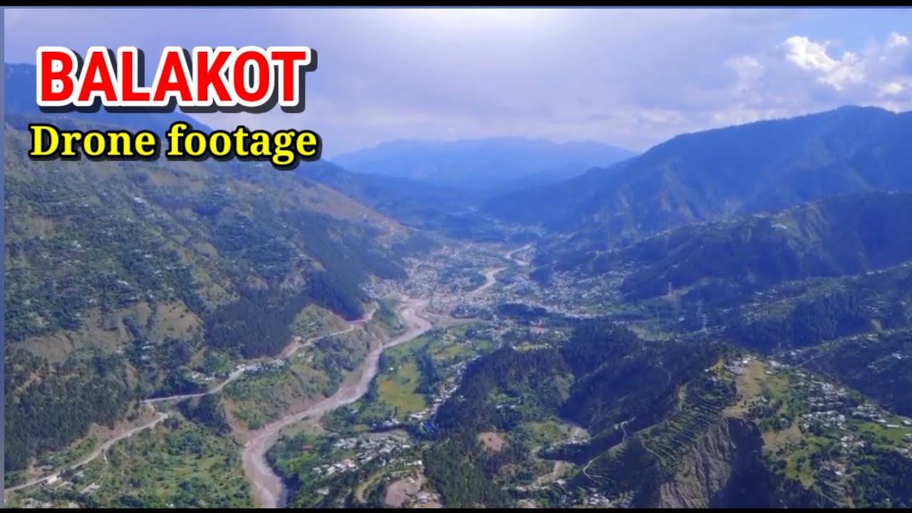 Balakot City Drone View | Drone footage Balakot | Balakot City - YouTube
