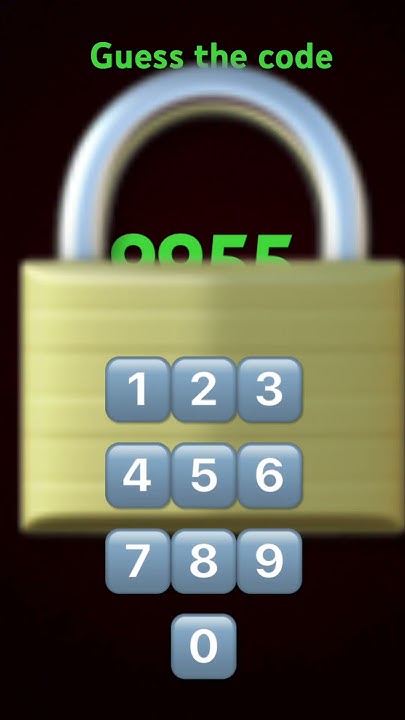 Guess the code - YouTube