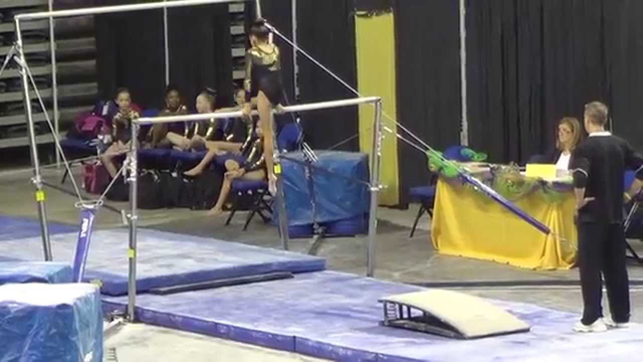 Hailey Riney, USA Gymnastics, Level 4 Bars routine, 1st place-9.550 ...