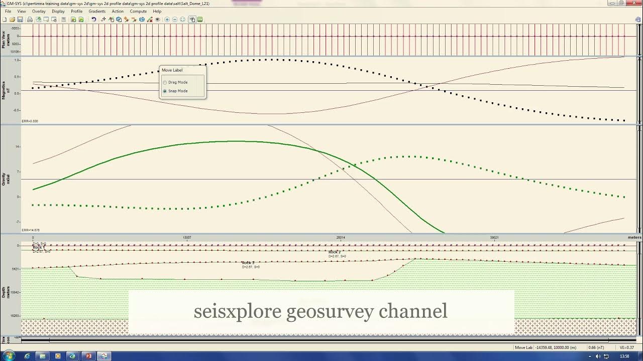 OASIS MONTAJ TRAINING-GEOPHYSICAL AND GEOLOGICAL MODELING USING GM-SYS 2D AND 3D - YouTube