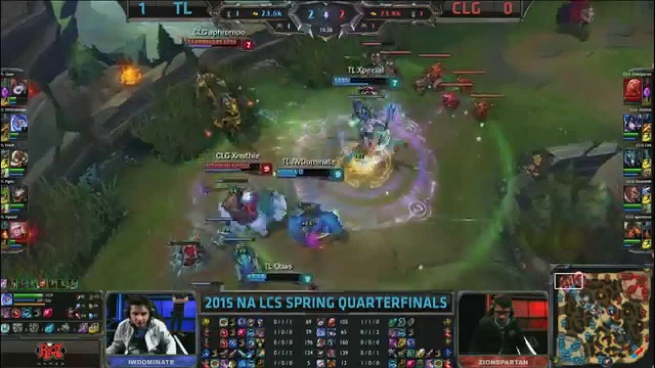 CLG vs Team Liquid | Game 2 Quarter Finals S5 NA LCS Spring 2015 playoffs | CLG vs TL G2 - YouTube