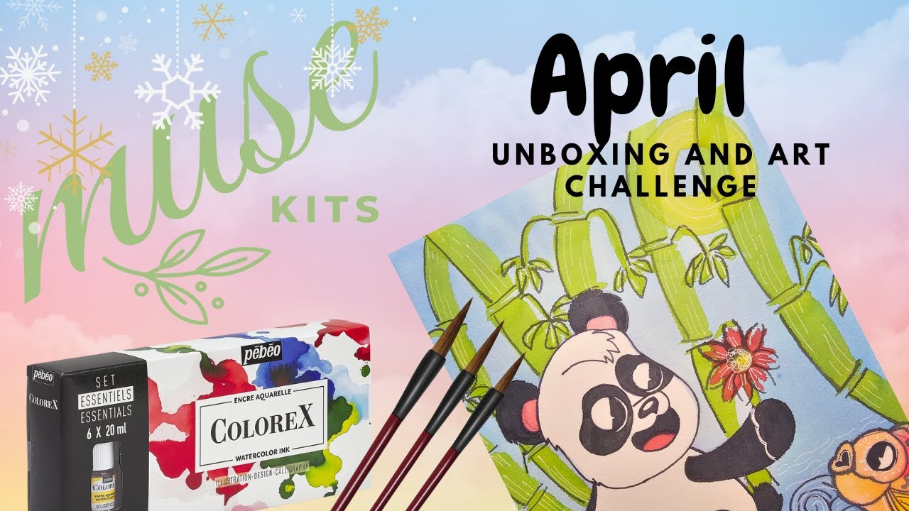 Muse Kits April || Unboxing and Art Challenge 🎨 - YouTube