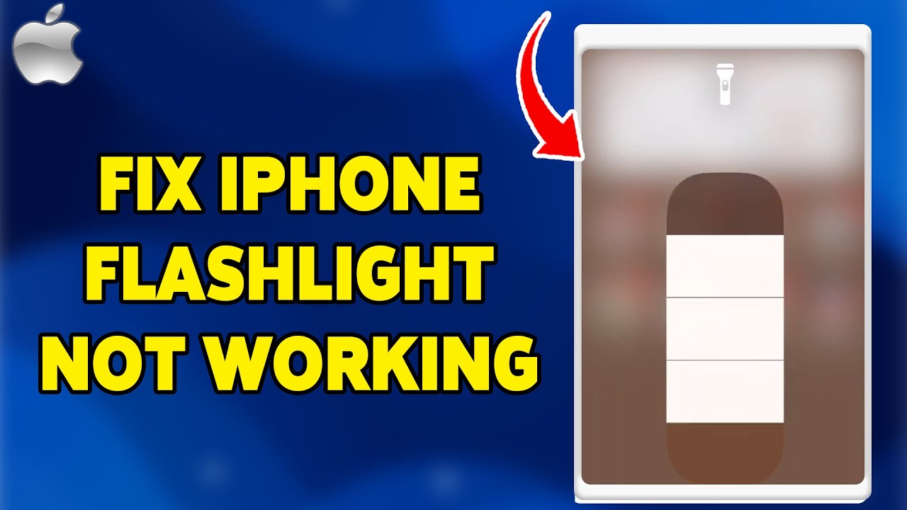 How To Fix iPhone Flashlight Not Working 2024 | Troubleshoot And Resolve iPhone Flashlight ...