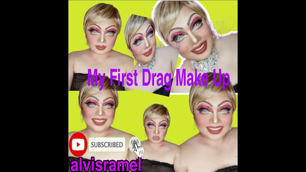 My first Drag Make Up - YouTube