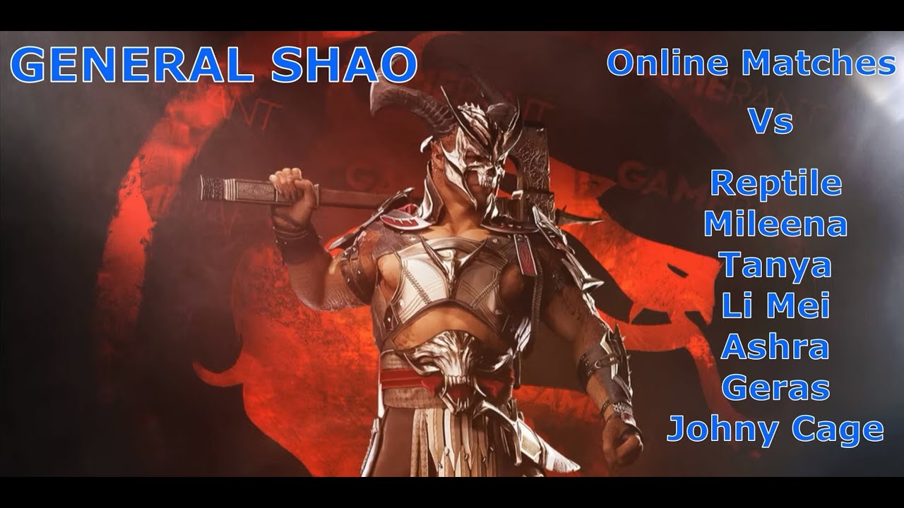 Mortal Kombat 1 - General Shao Online Matches Pt1 - YouTube