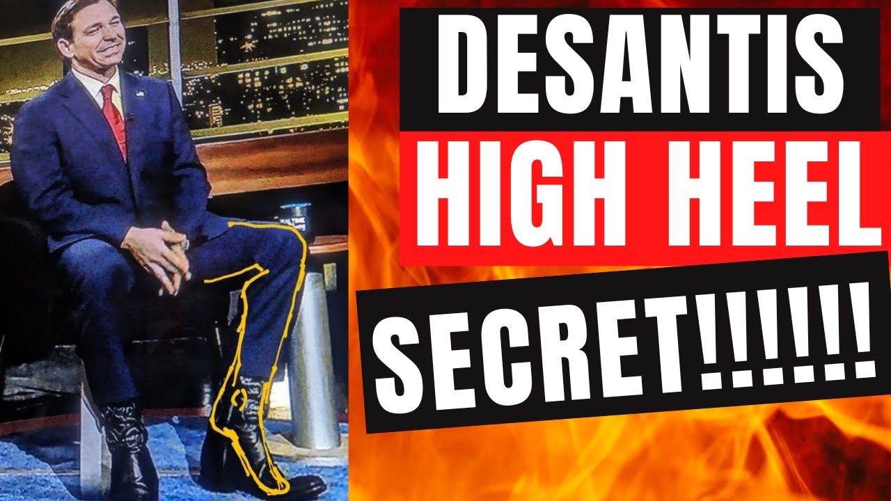 BUSTED: Ron DeSantis Wearing Hidden Platform Heels! - YouTube