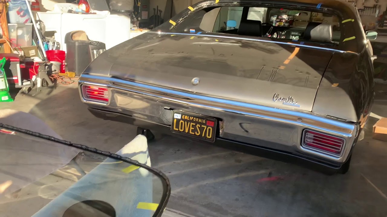 1970 CHEVELLE PROJECT: UPDATE #12 (BACK WINDOW INSTALL) - YouTube