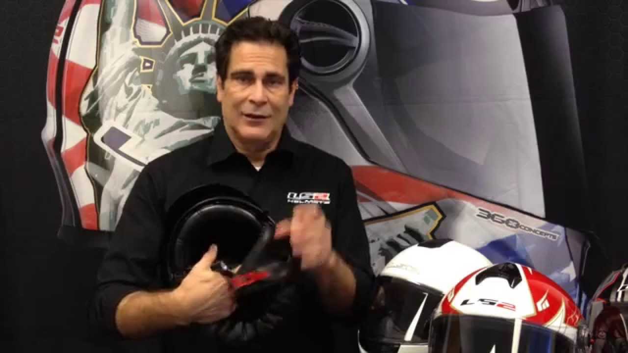 How to lock your LS2 quick release strap on your motorcycle - YouTube