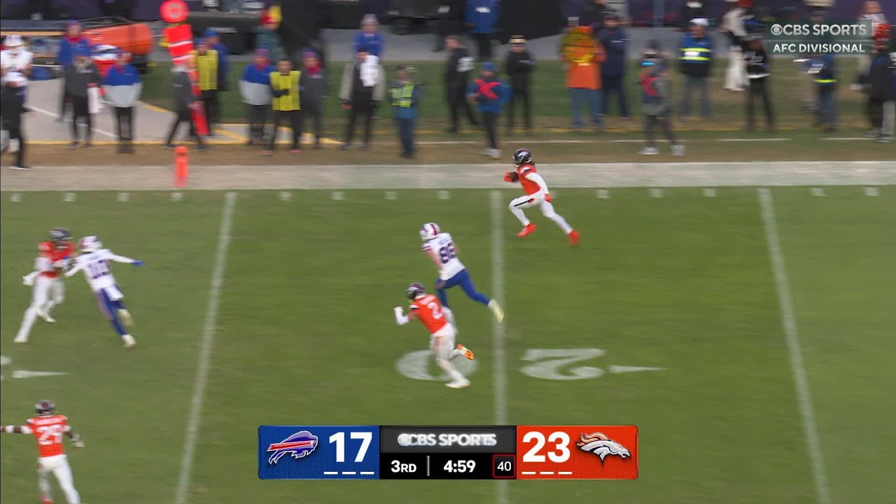 Bo Nix and Josh Allen trade interceptions - YouTube