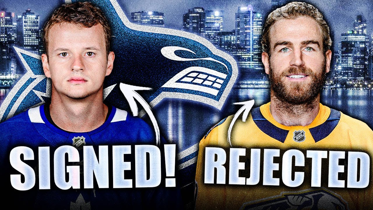 HUGE CANUCKS NEWS: DAVID KAMPF SIGNS + RYAN O’REILLY TURNED VANCOUVER ...