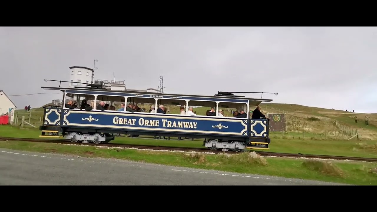 Llandudno Great Orme Tram ride September 2022 - YouTube
