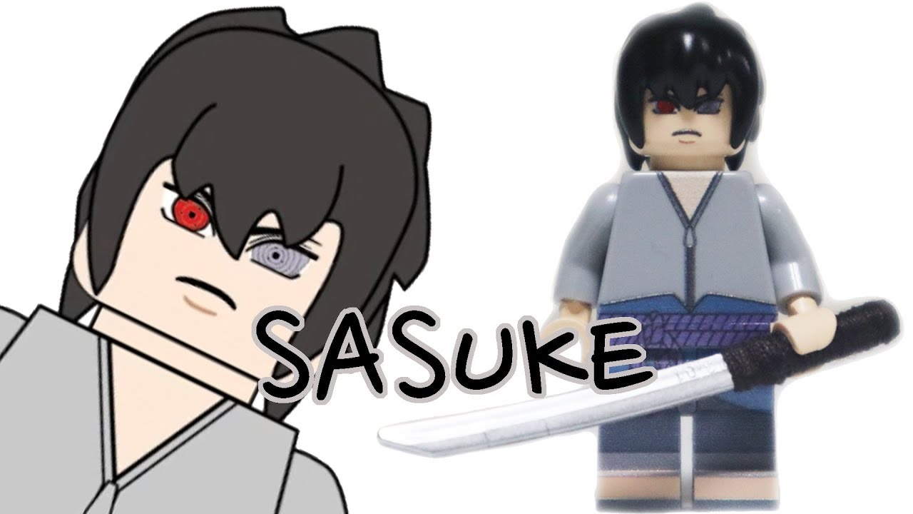 naruto sasuke lego custom minifigure 나루토 사스케 레고 커스텀 미니피규어 - YouTube