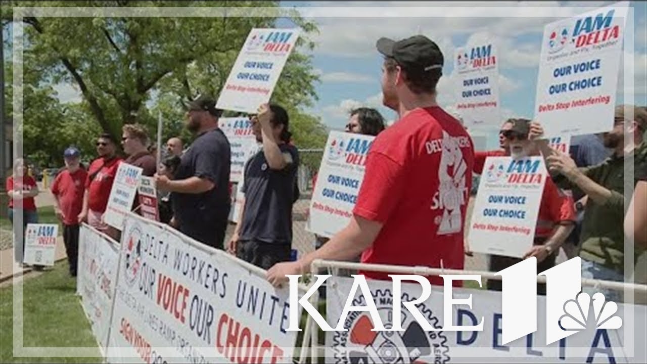 Delta ramp, cargo agents rally as part of nationwide union organizing ...