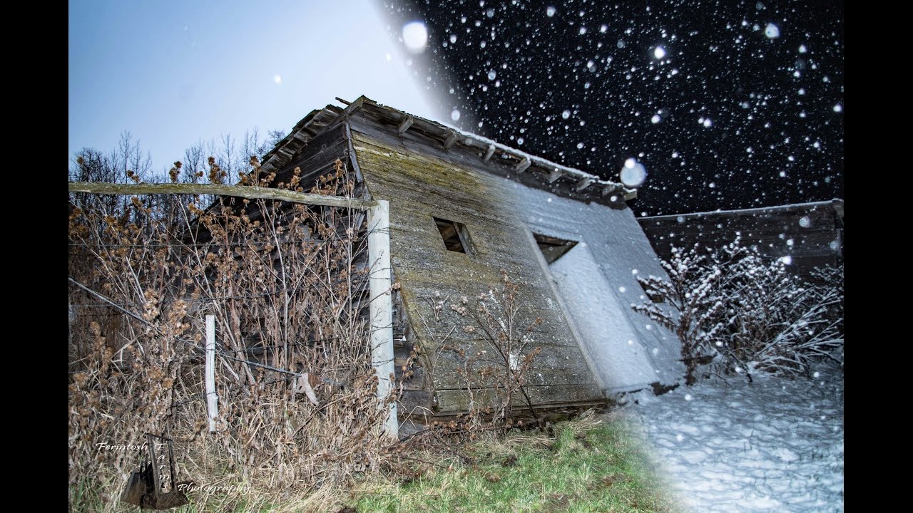 Snow Covers Abandoned Building in Time-Lapse - YouTube