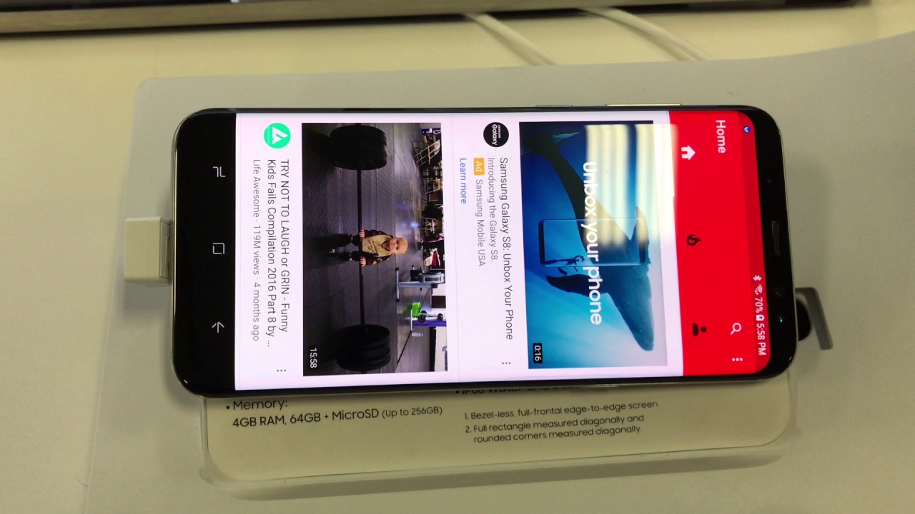 Samsung Galaxy S8/S8+ Speaker Volume - YouTube