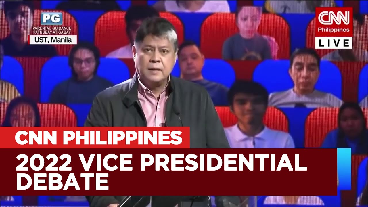 The Filipino Votes 2022: Vice Presidential Debate | CNN Philippines ...