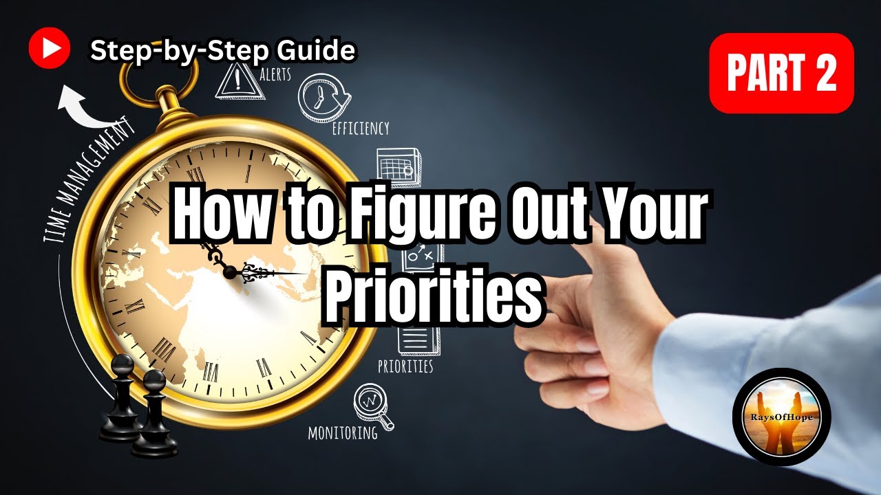 How to Figure Out Your Priorities: Step by Step Guide | Part 2 - YouTube