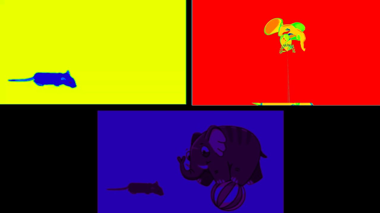 HICKORY DICKORY DOCK THERMAL CAM COLOR INVERSION VR 360 tutorial effect ...