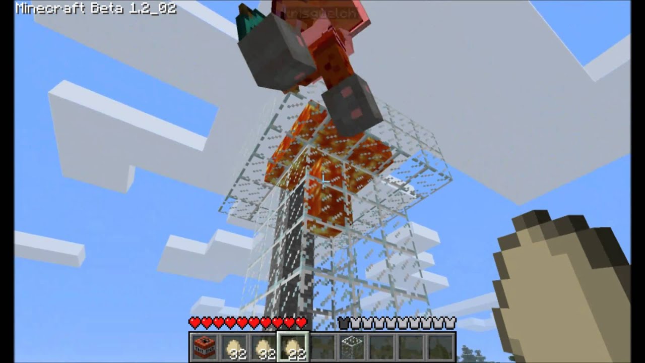 Minecraft - Lava Fried Chicken - YouTube