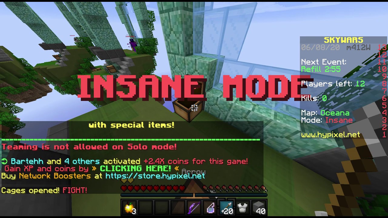 WINNING skywars with technoblades house strategy (i actually won) - YouTube