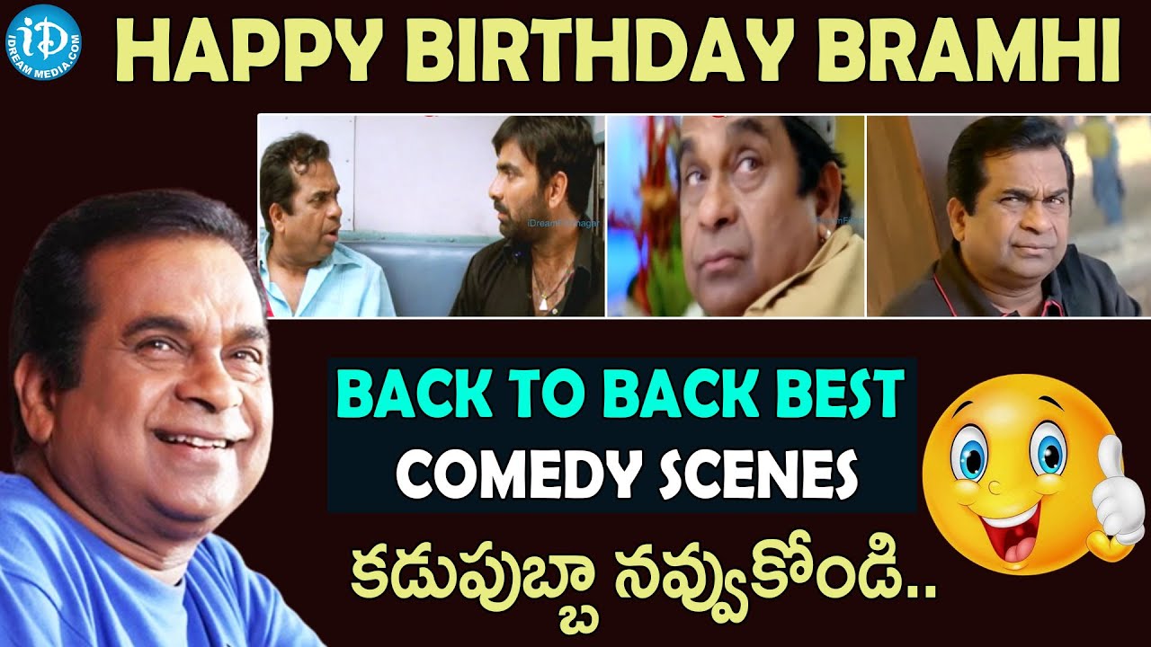 Brahmanandam Back To Back BEST Comedy Scenes | Happy Birthday Brahmi ...