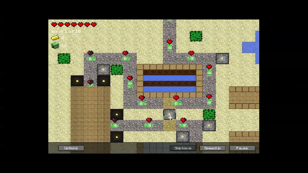Minecraft Tower Defence 2 gameplay - YouTube
