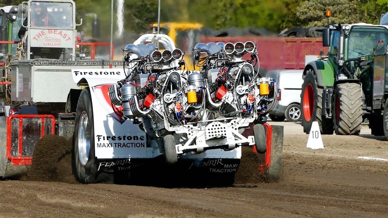 Heavy Modified 4000kg at 3. DM 2023 in Tractor Pulling at Allingåbro ...
