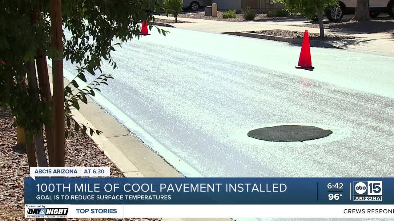 Phoenix installing 100th mile of 'Cool Pavement' in effort to lower ...