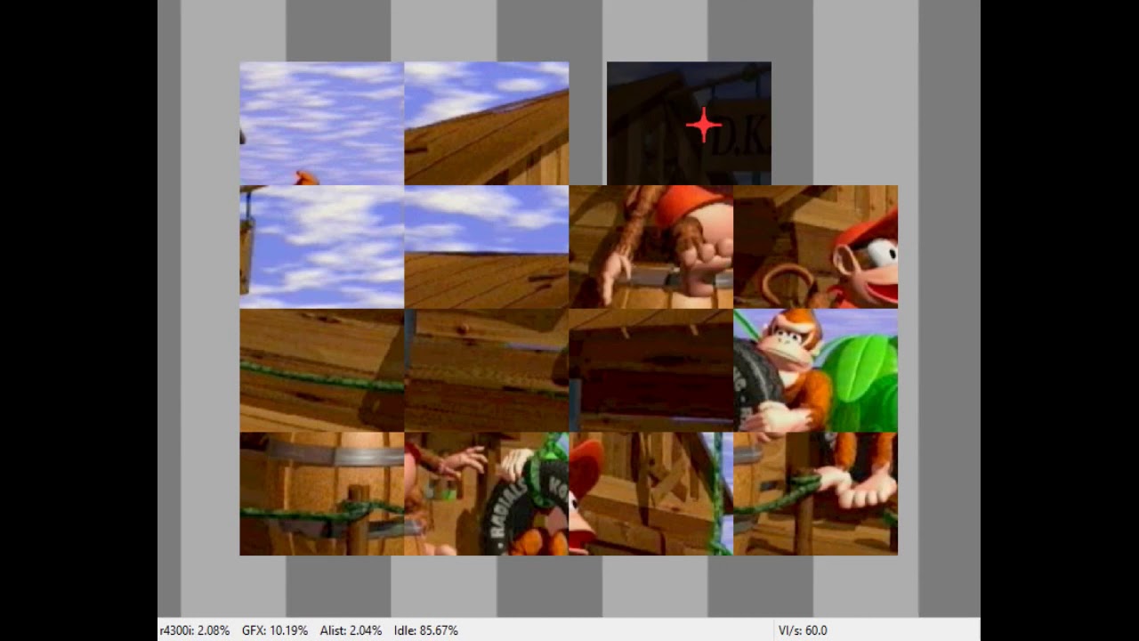 N64 Leaked Demo "puzzle" - 2D Slide Puzzle - YouTube