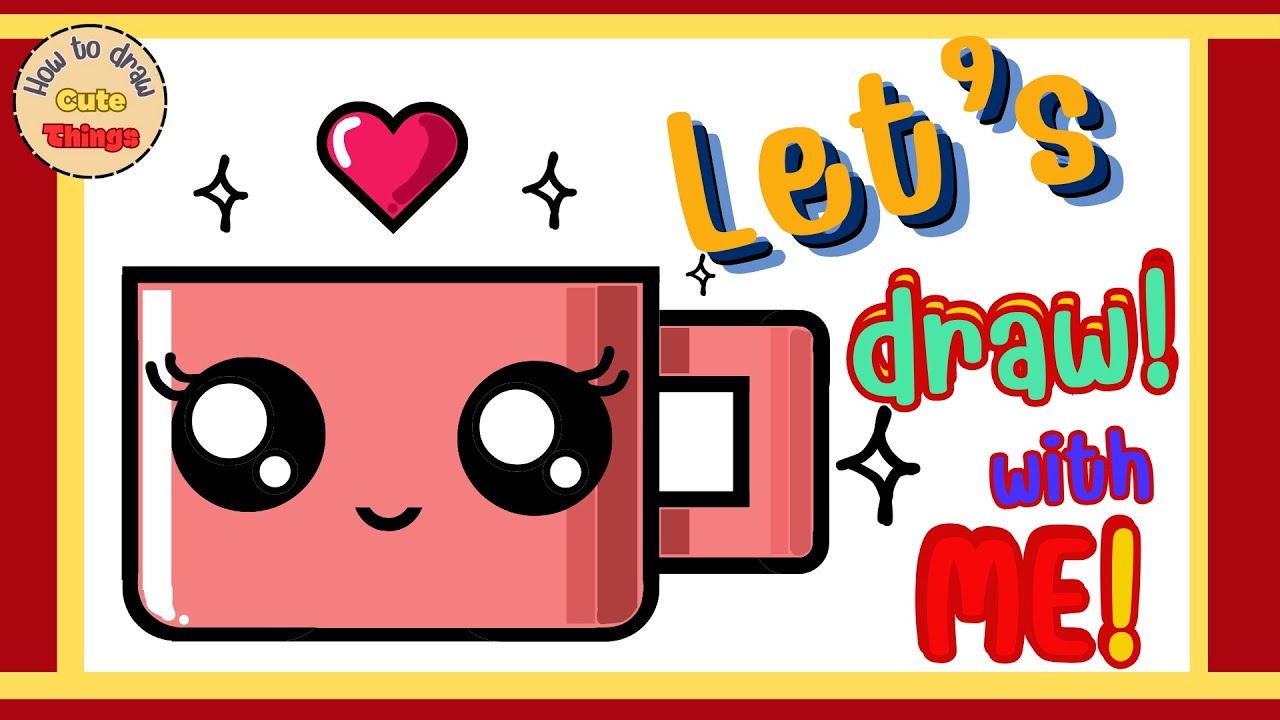 HOW TO DRAW A CUTE BIG CUP, STEP BY STEP, How to draw cute things # ...