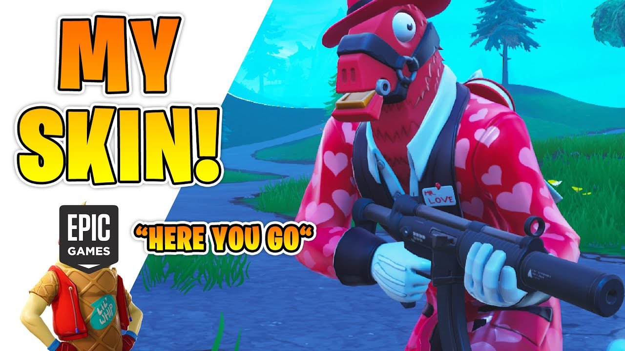 Epic Games Made MY SKIN! (*NEW* LLAMA SKIN FINALLY OUT!) - YouTube