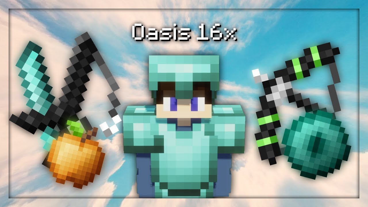 Oasis [16x] by Sejer | MCPE PvP TEXTURE PACK - YouTube