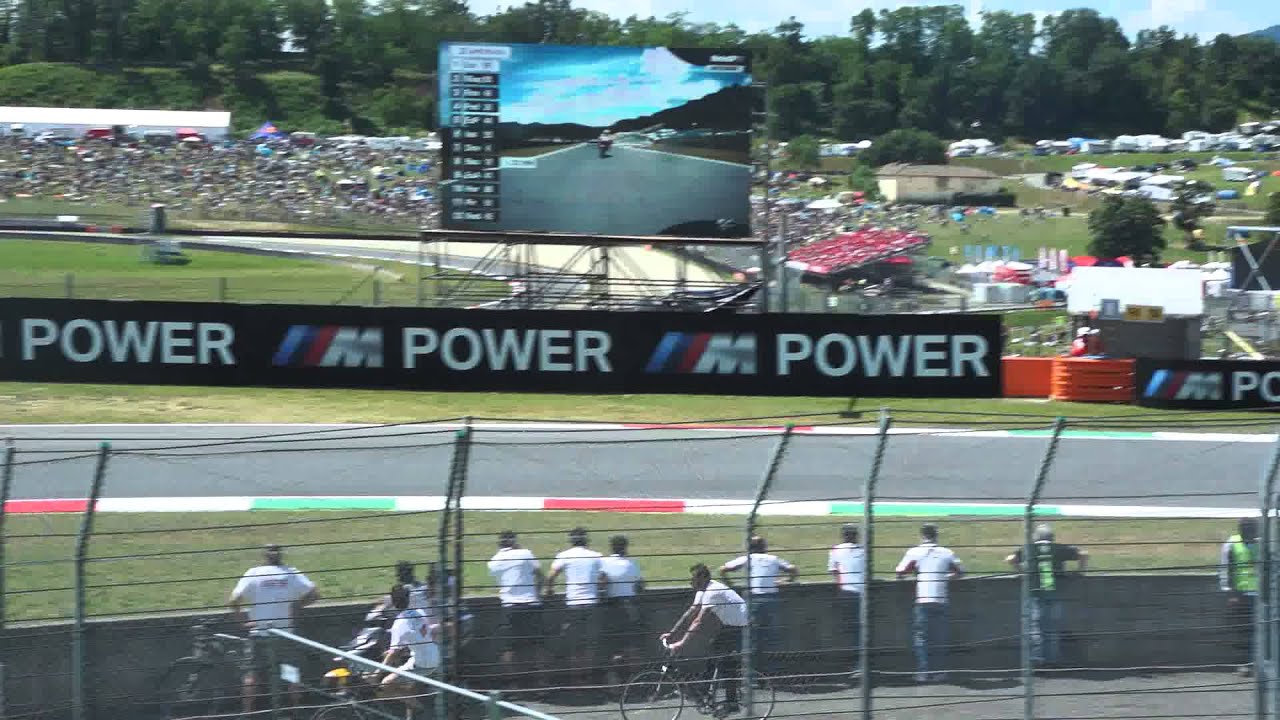 mugello tribuna materassi 2014 MOTO GP - YouTube