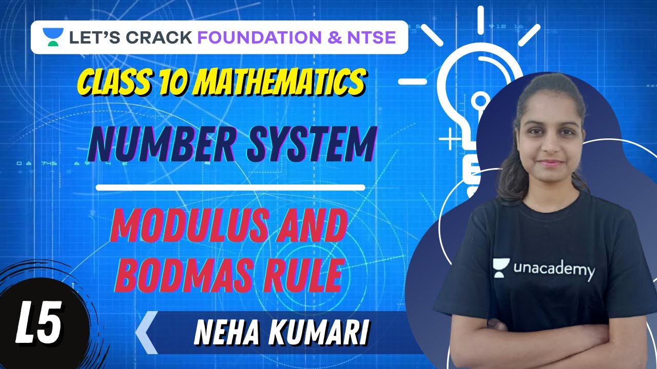 Number System-5 | Modulus and BODMAS Rule | Class 10 Maths | Neha ...