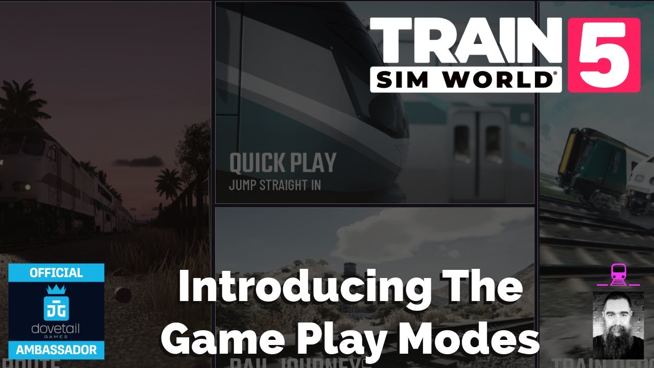 tsw5 Introducing the Game Play Modes aka How To Get To The Trains Tutorial - YouTube