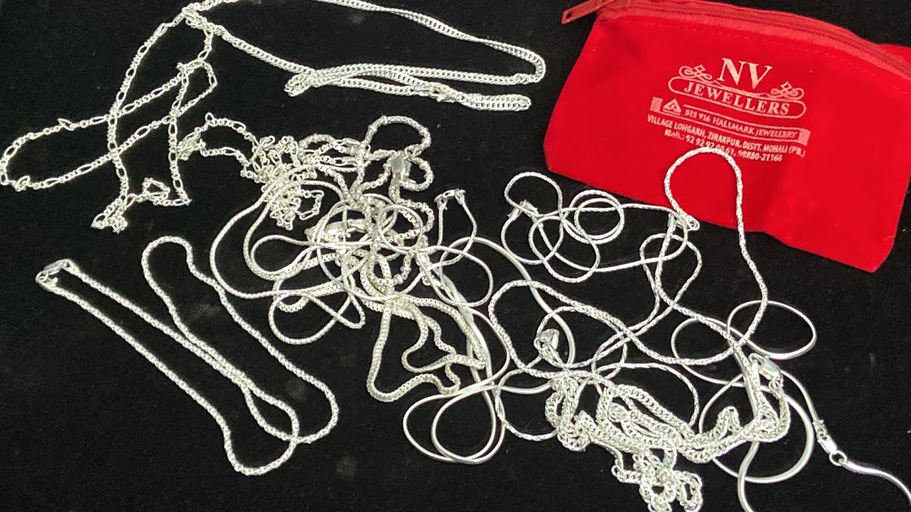 Baby Chain Designs in gold 2023 // Latest Silver Chain Collections with ...