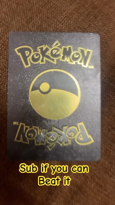 Sub if you can beat it #pokemon - YouTube