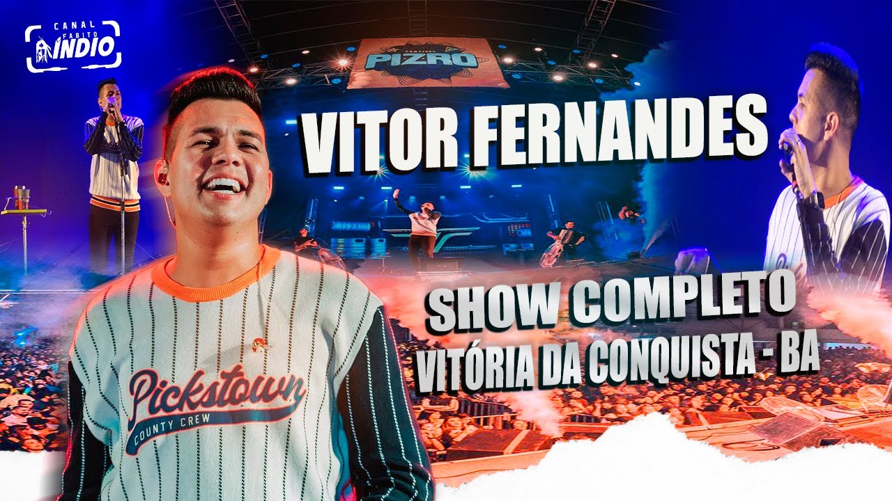 VITOR FERNANDES | SHOW COMPLETO no Festival piZro | VITÓRIA DA ...