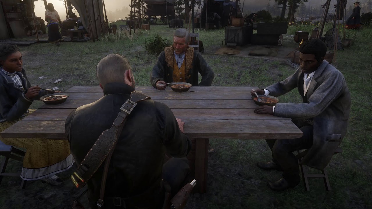 RDR2 - When I Die (Camp Conversation with Tilly, Hosea, and LENNY ...
