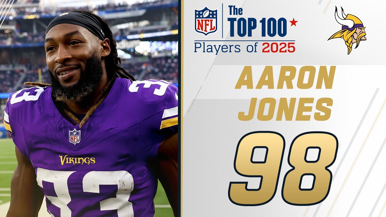 98: Aaron Jones (RB, Vikings) | Top 100 Players of 2025 - YouTube