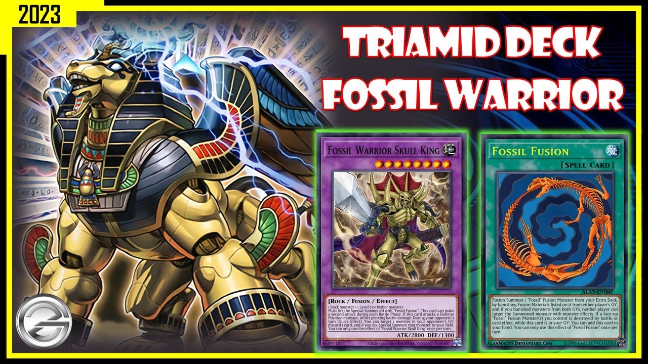 Yugioh Duel Links | Triamid Deck Fossil Warrior Gameplay August 2023 ...
